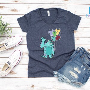 Sully T-shirt, Disney Shirt, Monsters Inc Shirt, Balloons Shirt ...