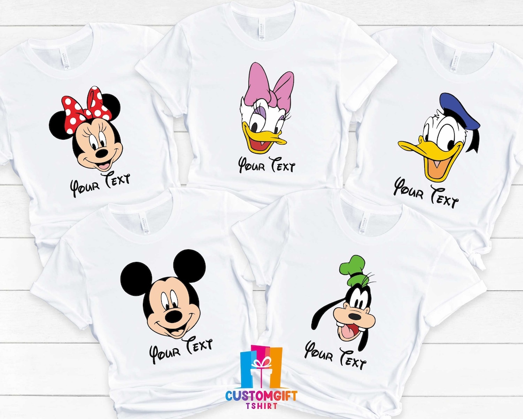 Disney Characters Shirt, Disney Shirt, Funny Shirt, Kids Shirt, Retro ...