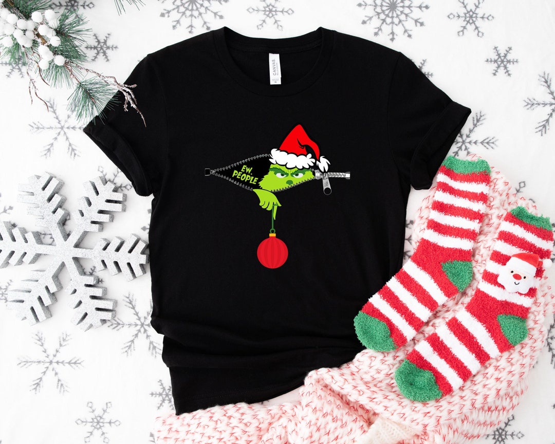 Ew People T-shirt, Funny Grinch Shirt, Santa Gifts, New Year Gifts ...