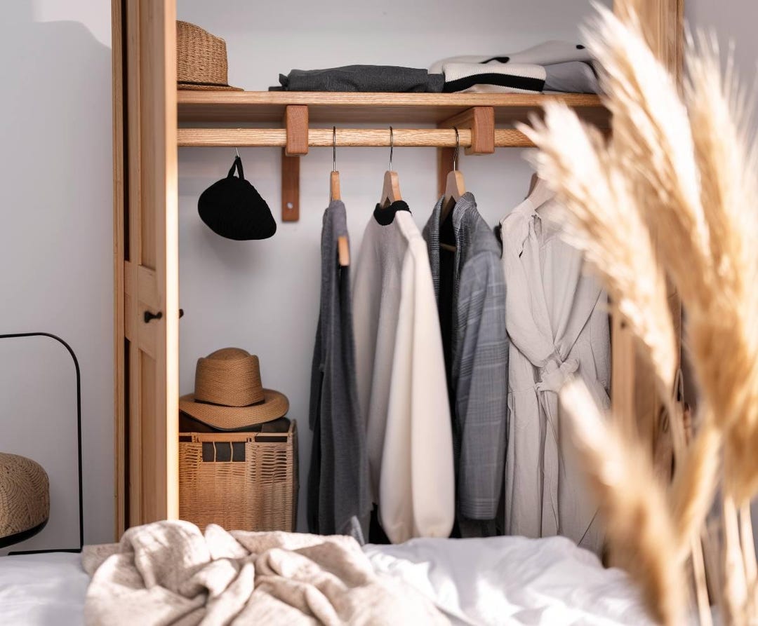 Closet Shelves, Clothing Rack, Closet Organizer, Floating Shelf Garment ...