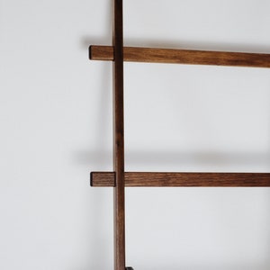 Solid Oak Clothes Ladderblanket Laddersolid Hardwood Blankettowel ...
