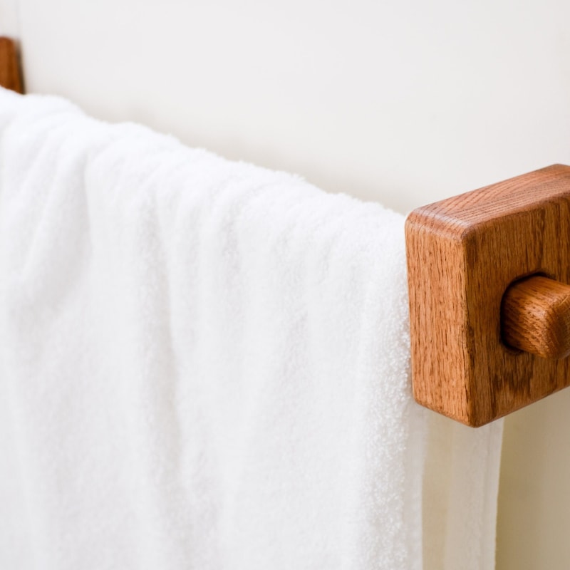 Wood Towel Rack - Etsy
