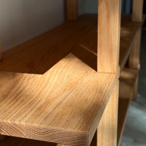 Solid Oak Shoe Rack Made in USA Entryway Storage Mudroom Organizer ...