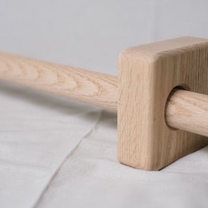 Wooden Curtain Rod, Wood Curtain Rod for Windows, Curtain Rod Set ...