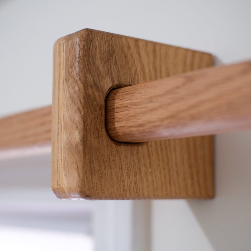Wood Curtain Rod Bracket - Etsy