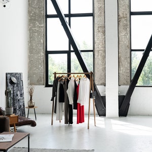 Wooden Clothing Rack, Clothes Hanger, Solid Wood Clothes Rack, a Frame ...