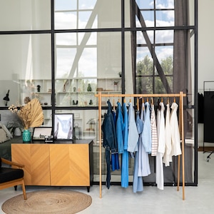 Retail Clothing Rack, Boutique Clothing Rack, Wooden, Retail Display ...