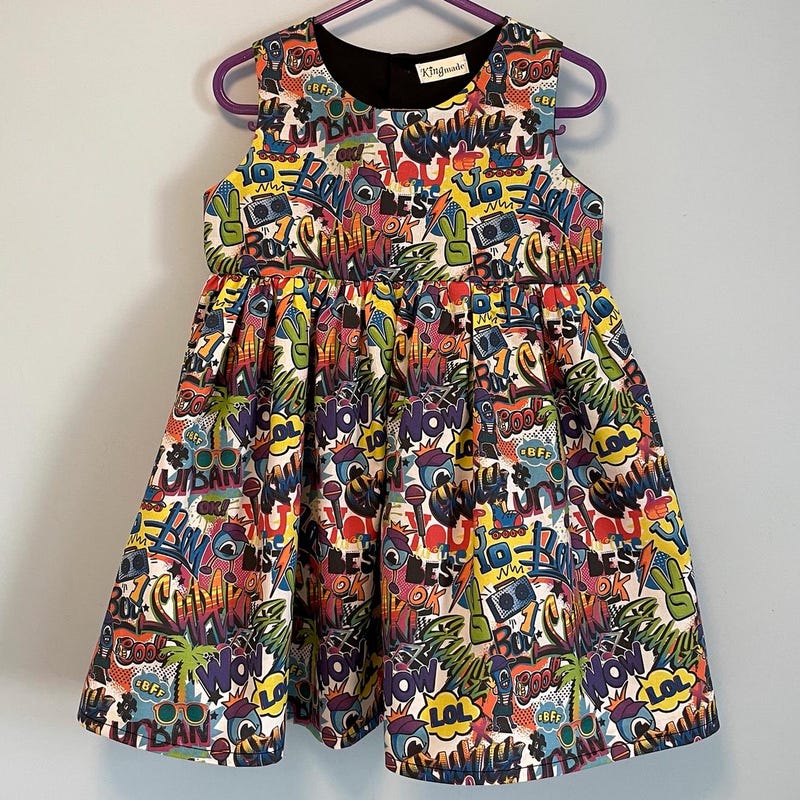 Graffiti Dress - Etsy UK