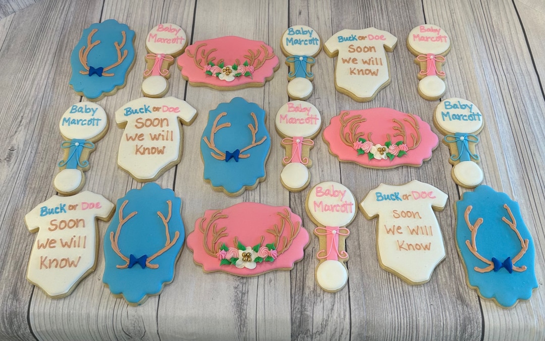 Gender Reveal Cookies - Etsy