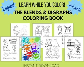 Blends & Digraphs Chart, Blends Chart, Digraphs Chart, Phonics Chart ...