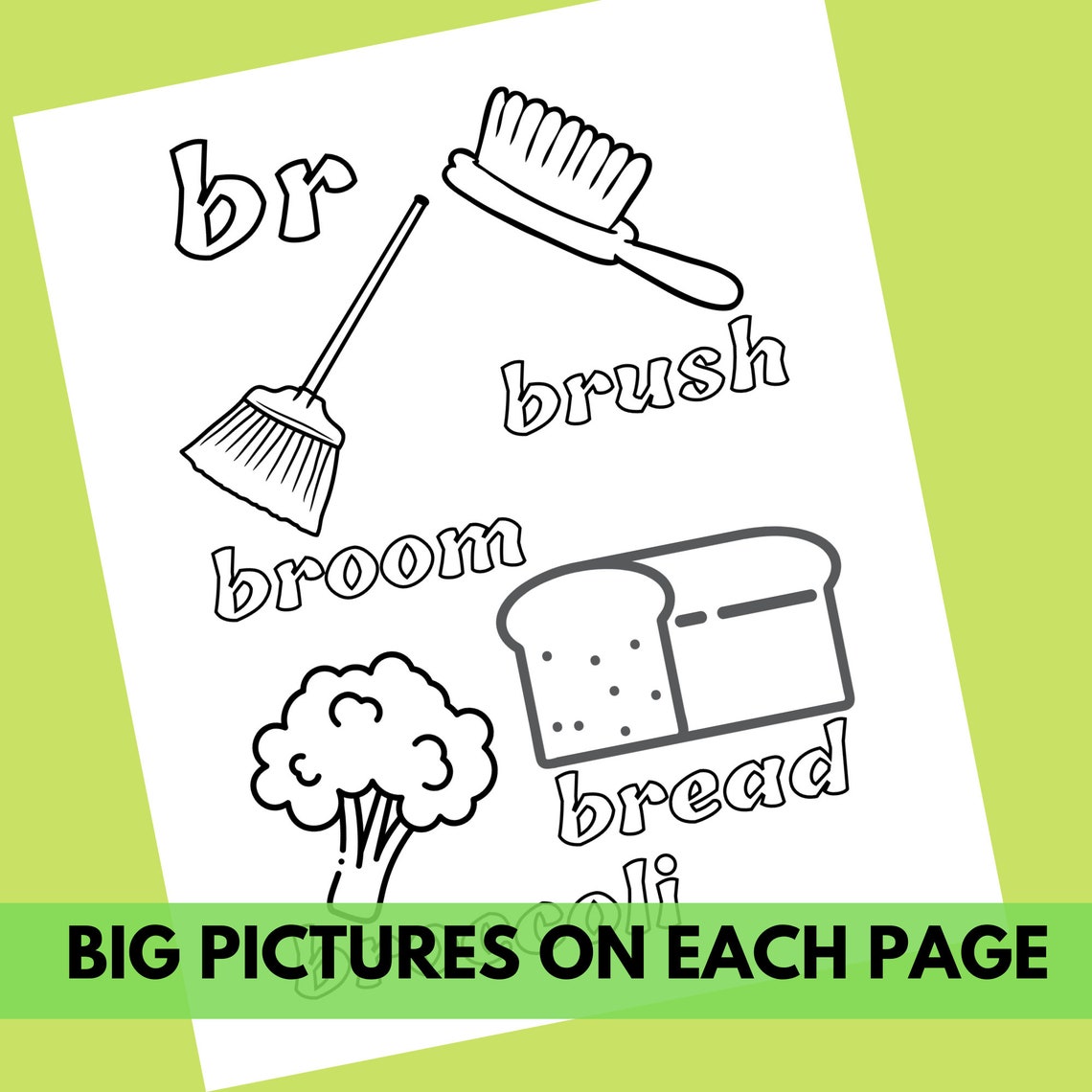 Blends and Digraphs Coloring Book,blends and Digraphs Coloring Pages ...