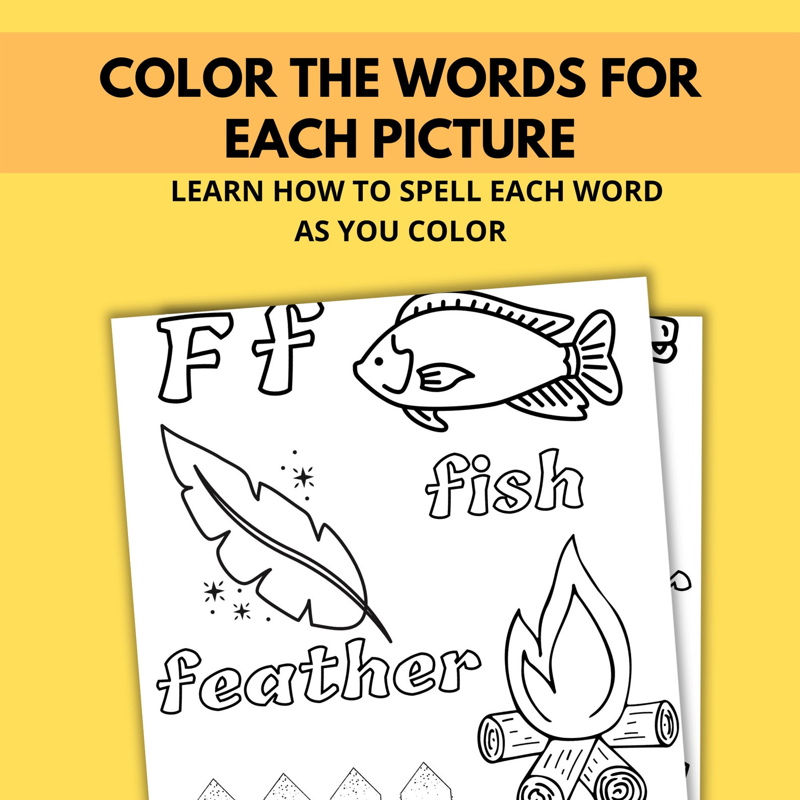 The Alphabet Coloring Book, Printable Alphabet Coloring Book, ABC ...