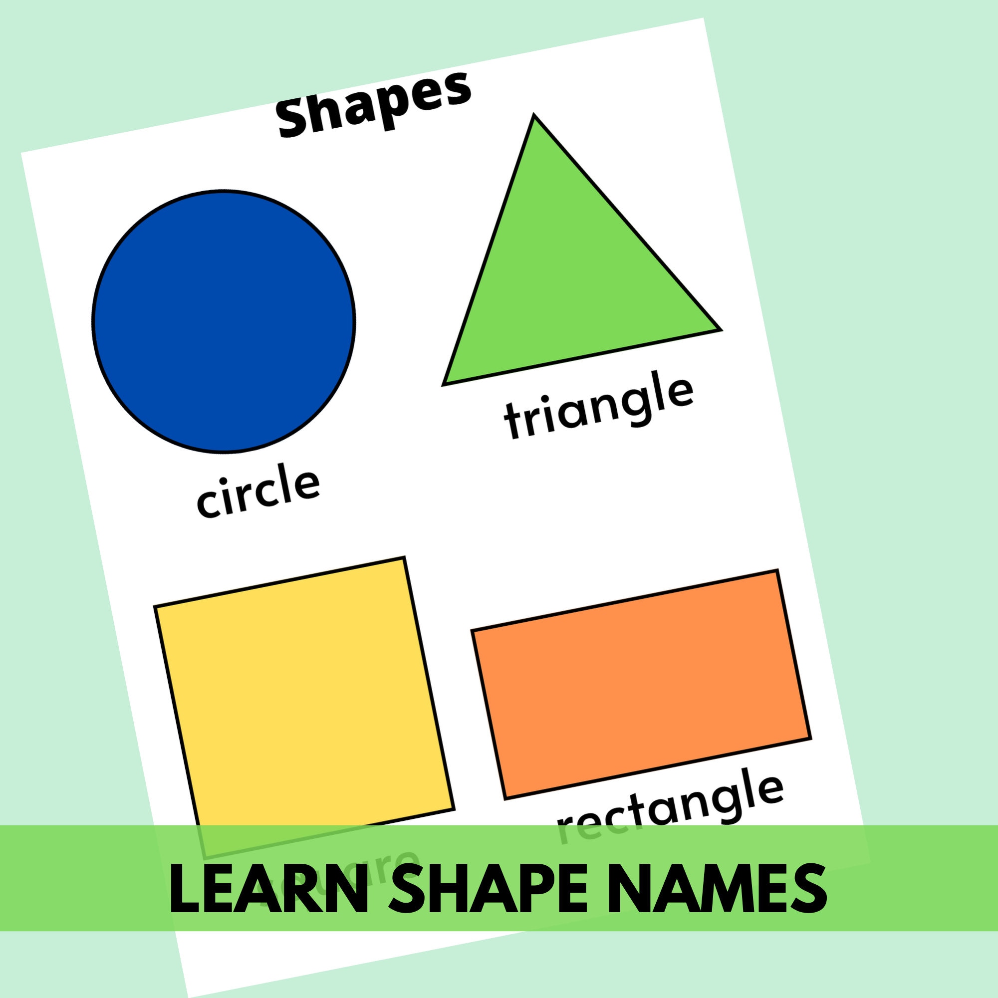Shape Worksheets, Shape Practice, Shape Pages, Shape Patterns, Shape ...