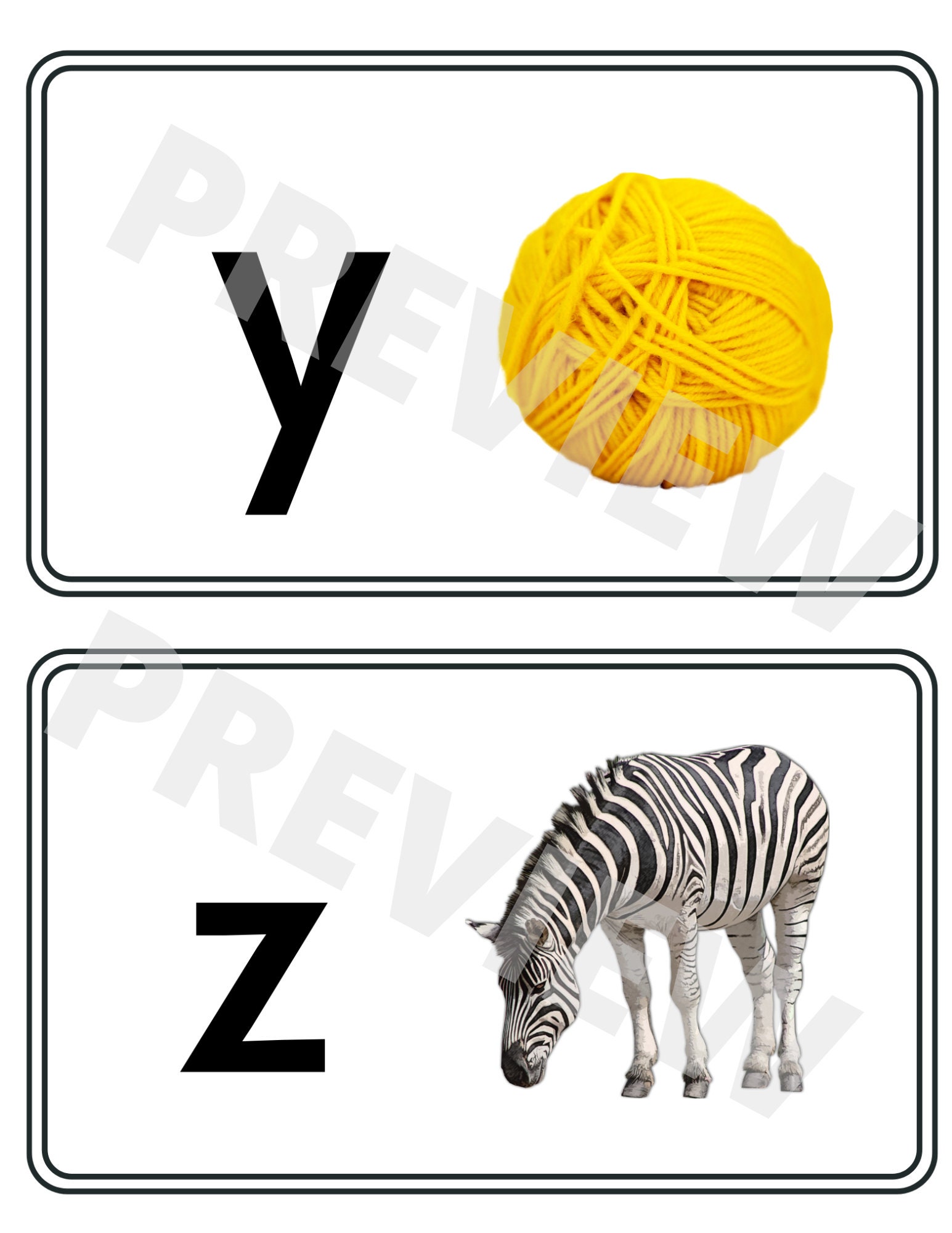 Digital Alphabet/phonics Cards printable, Alphabet Cards, Phonics Cards ...