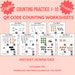 QR Code Counting Worksheets, QR Code Numbers 1-10, QR Code Math ...