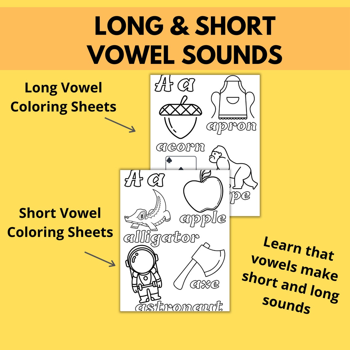 The Alphabet Coloring Book, Printable Alphabet Coloring Book, ABC ...