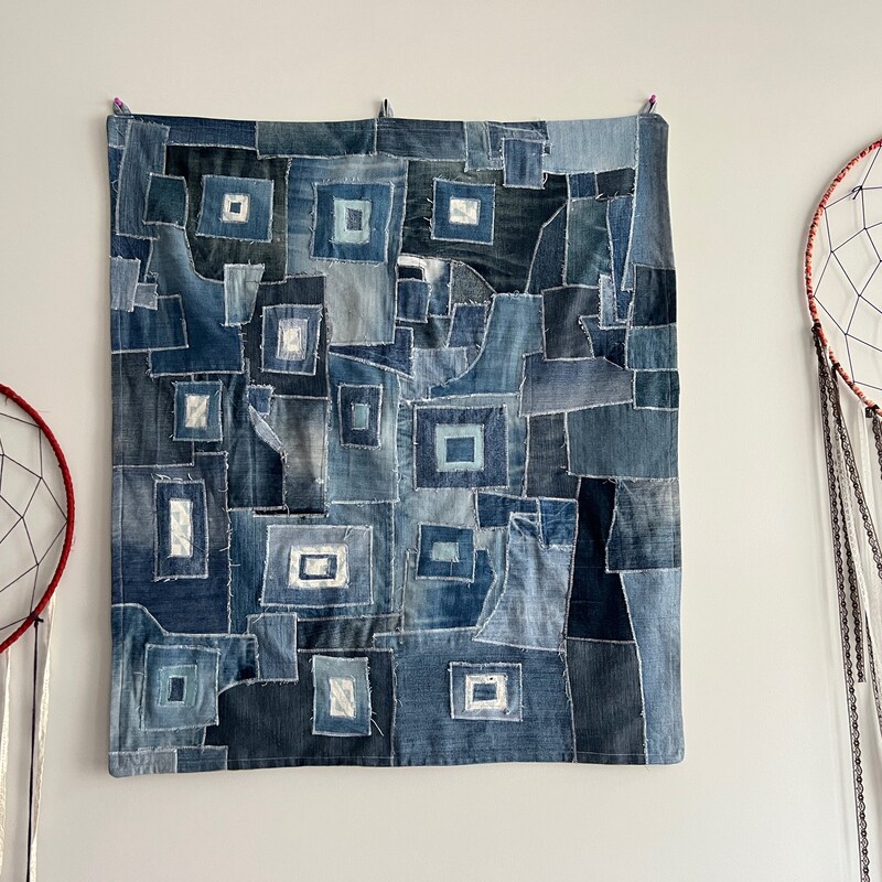 Denim Rag Quilt - Etsy