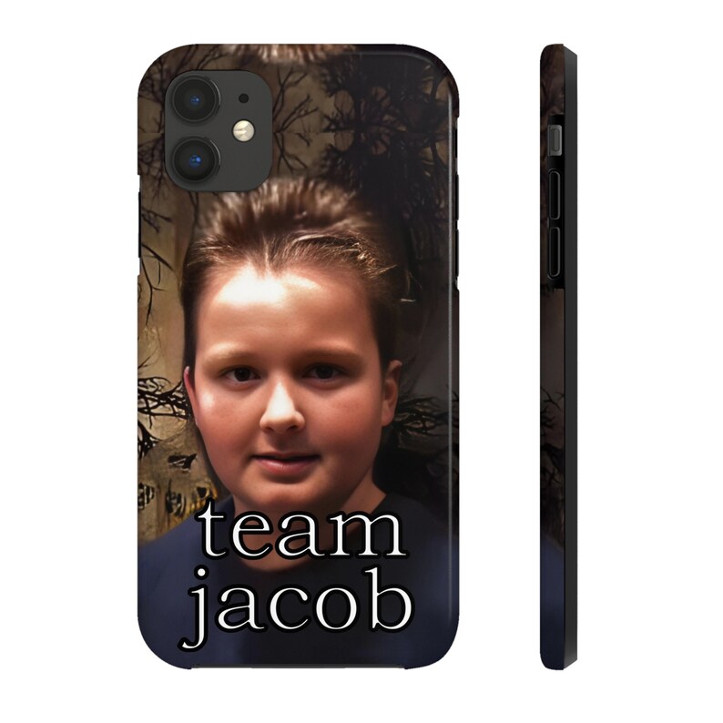 Team Jacob - Twilight Merch - Jacob Black - Meme iPhone Case - Tough ...