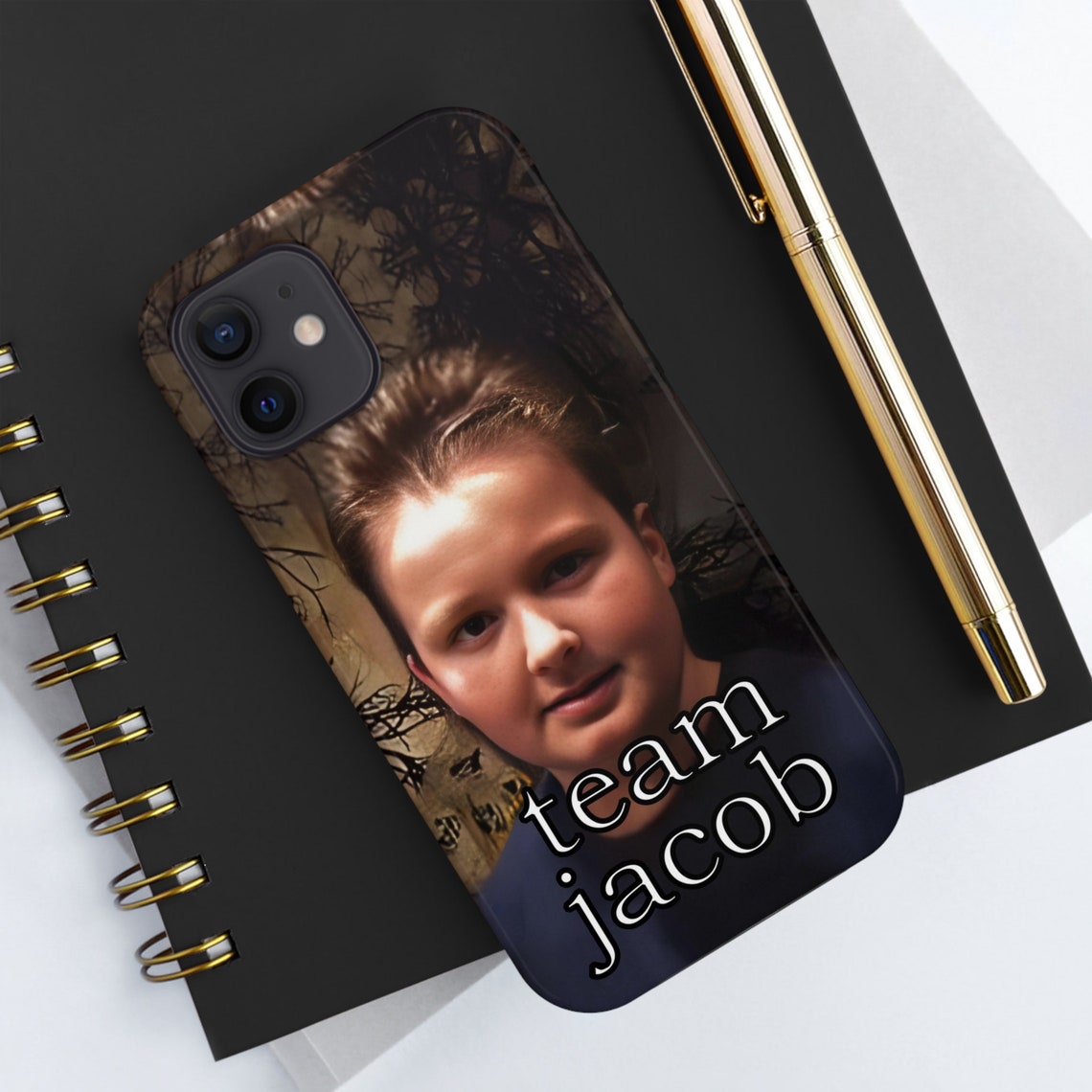 Team Jacob - Twilight Merch - Jacob Black - Meme iPhone Case - Tough ...