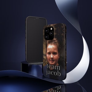 Team Jacob - Twilight Merch - Jacob Black - Meme iPhone Case - Tough ...
