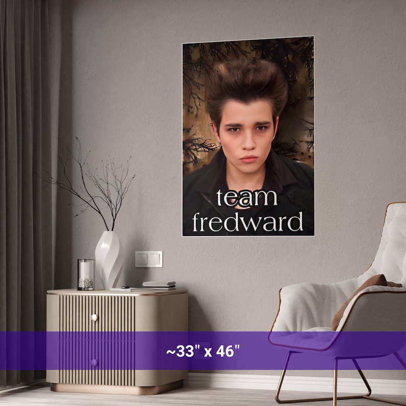 Edward Cullen Poster • Twilight Merch • Team Edward Poster • Meme Wall ...