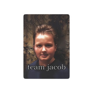 Team Jacob Playing Cards • Twilight Merch • Jacob Black • Twilight Saga ...