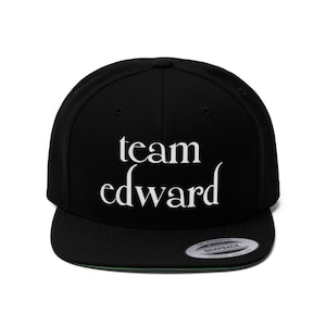 Team Edward Cap • Edward Cullen Hat • Twilight Merch • Robert Pattinson ...