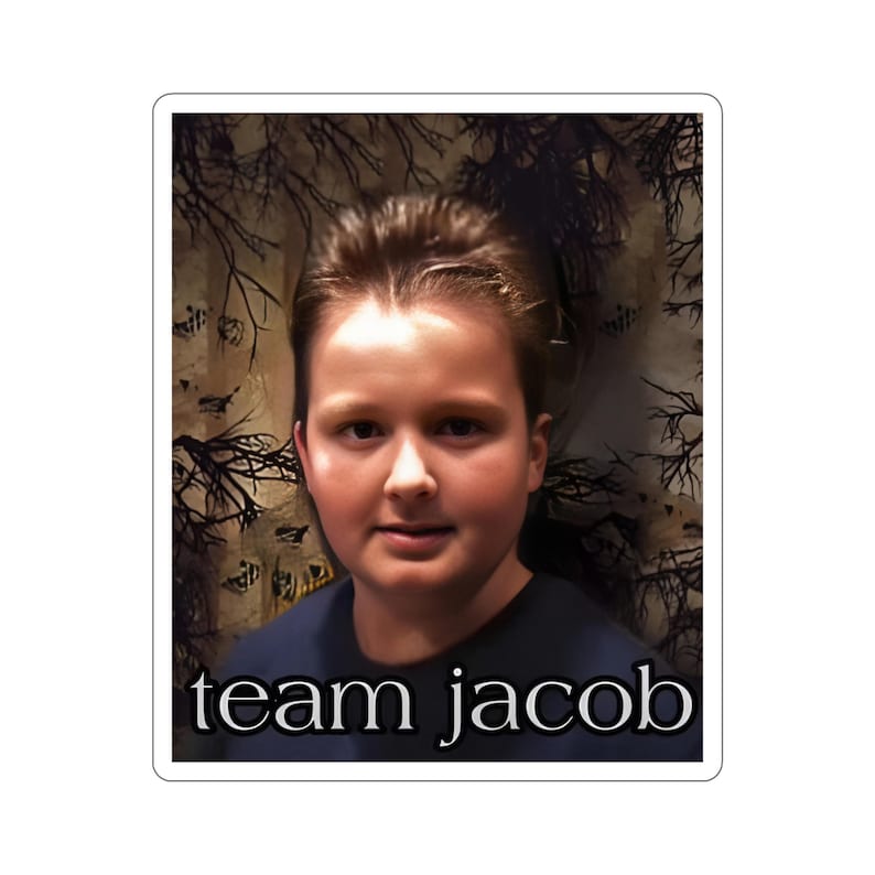 Team Jacob Sticker - Twilight Merch - Jacob Black - Kiss-cut Stickers ...