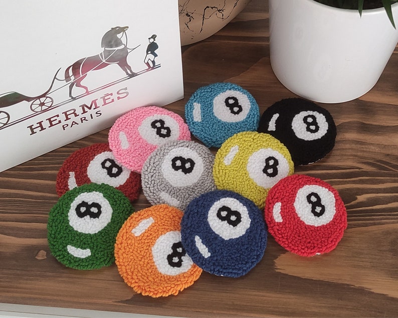 Set of 2 Car Coaster, Magic 8 Ball Coaster, Absorbent Coaster, Auto ...