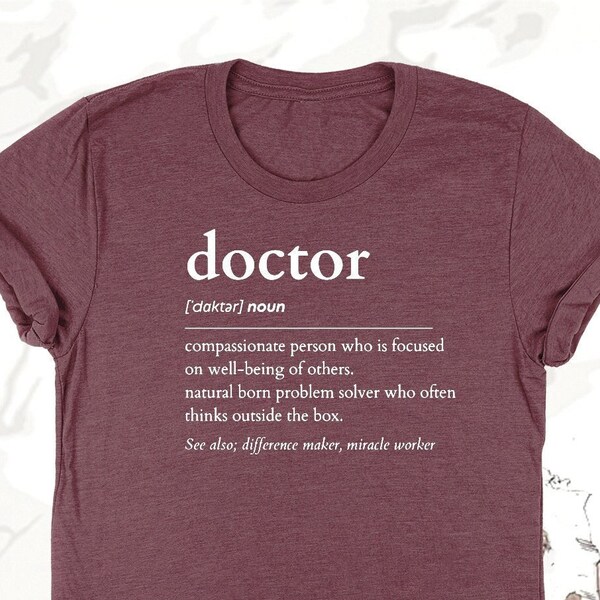 Doctor T Shirt - Etsy