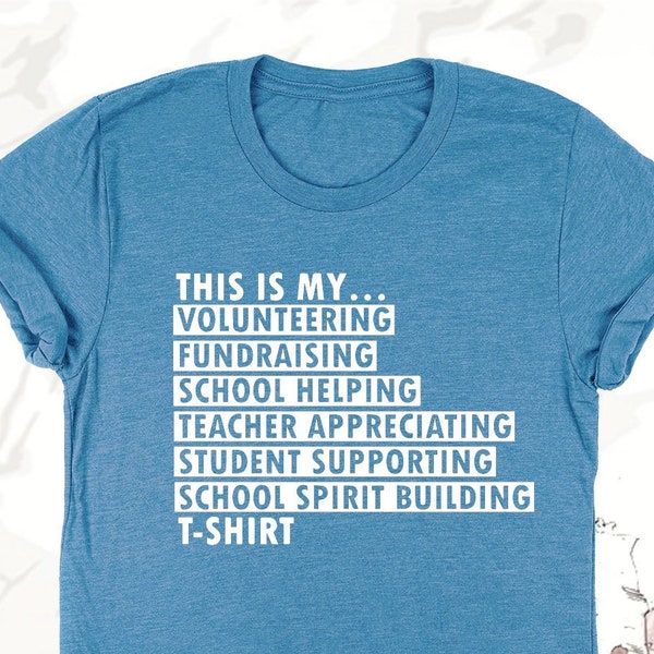 Volunteer Pto Shirt - Etsy