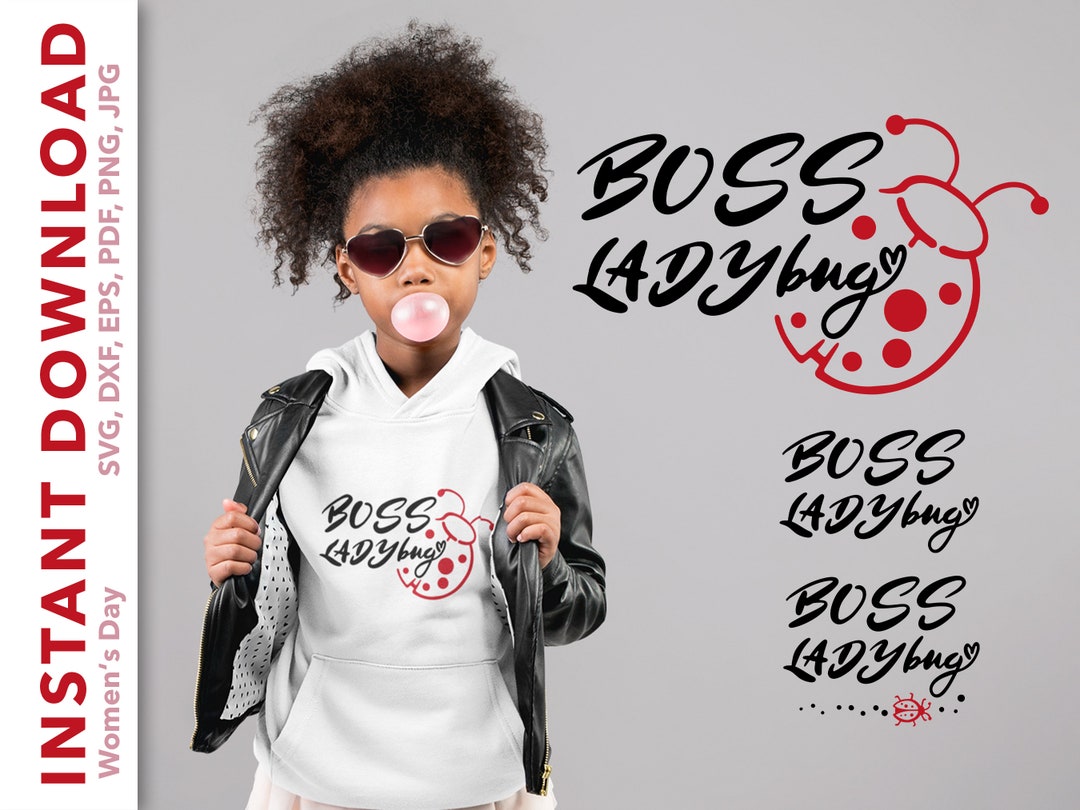 Boss Ladybug Women's Day Power SVG Digital Instant Download - Etsy