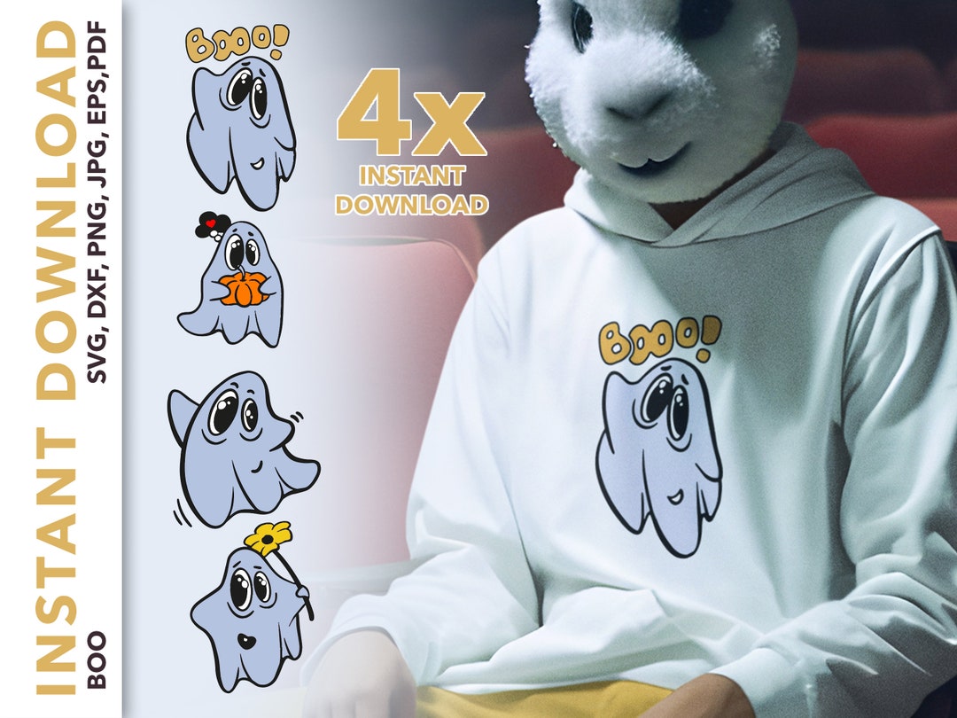 Halloween Cute Ghost Bundle Digital Instant Download - Etsy