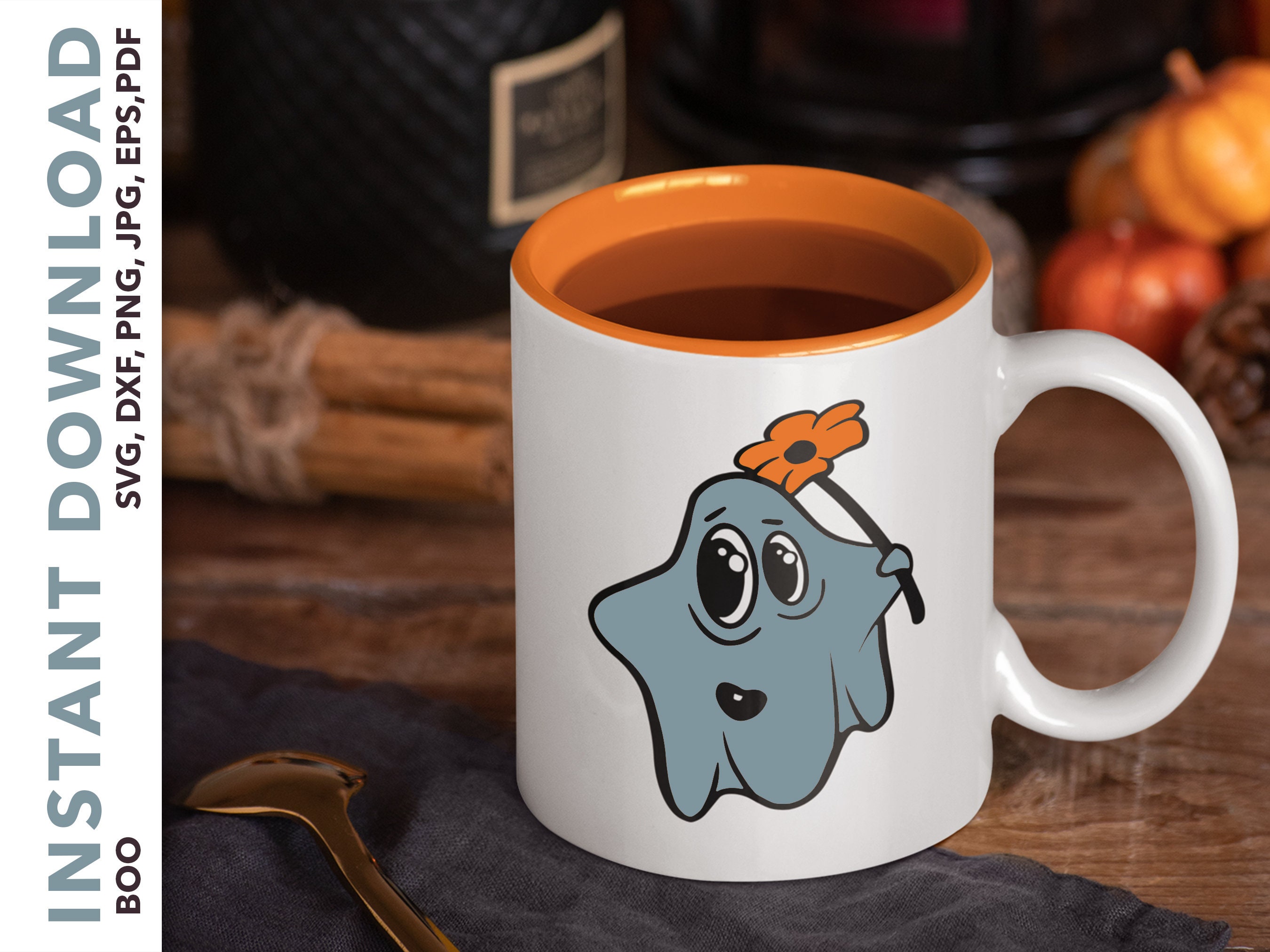 Halloween Cute Ghost Bundle Digital Instant Download - Etsy