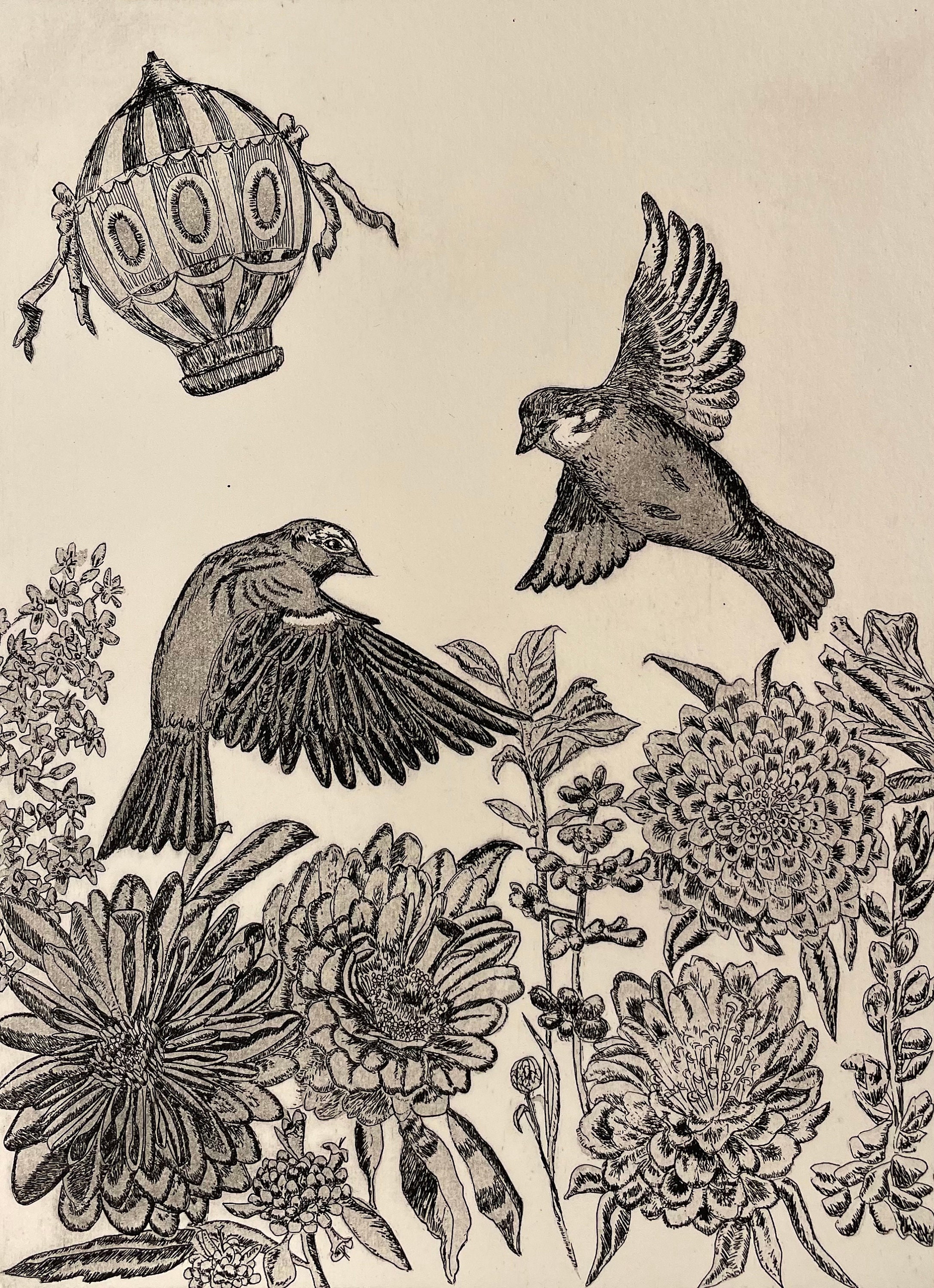 Original Intaglio Print W/ Aquatint - Etsy