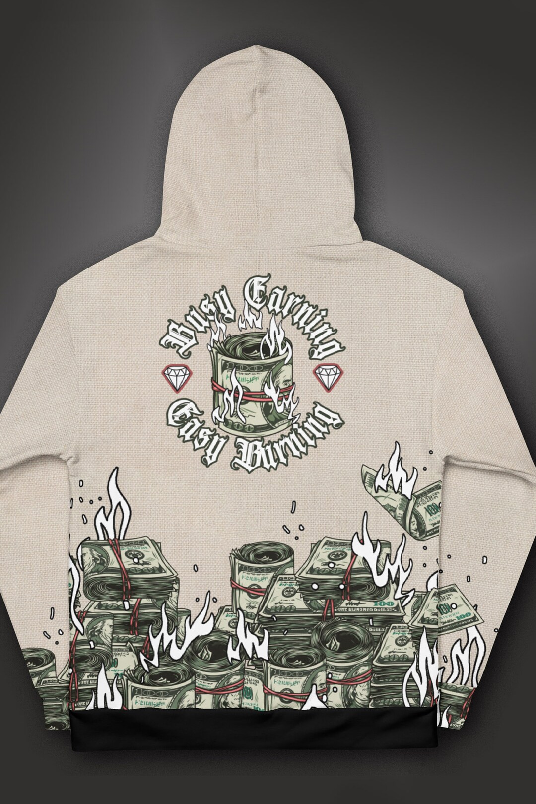 Busy Earning Hiphop Hoodie - Etsy