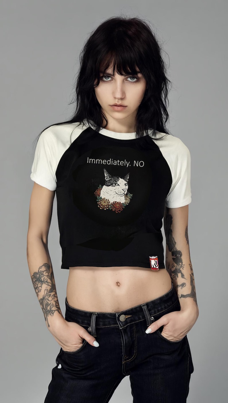 Immediately. No Crop Top Shirt - Etsy