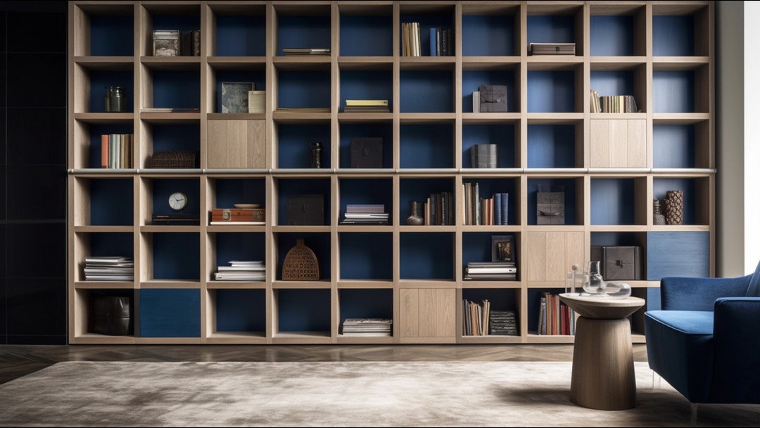 Zoom Virtual Background, Backdrop, 4x Picture Shelving Background ...