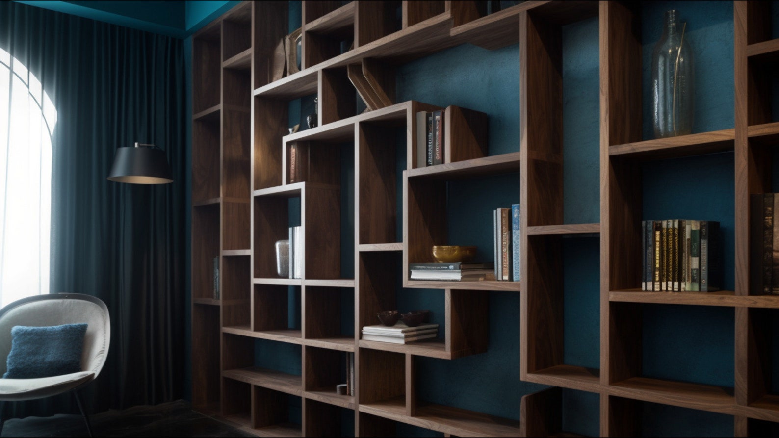 Zoom Virtual Background, Backdrop, 4x Picture Shelving Background ...