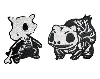 Bulbasaur Skeleton Patch - Etsy