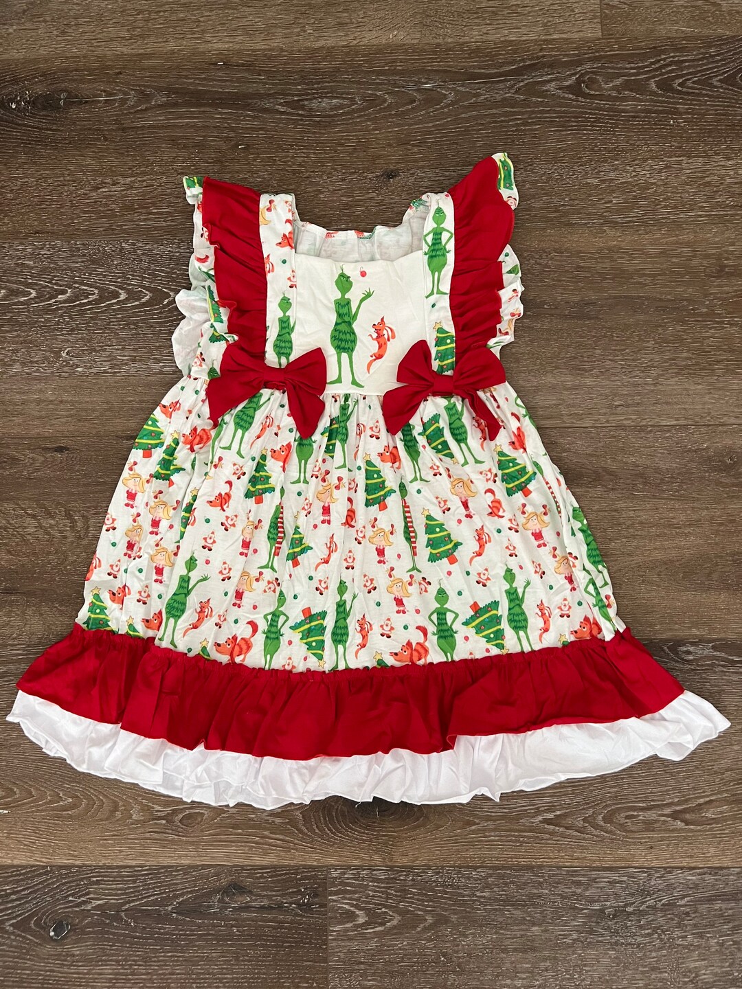 Green One Pinny Dress - Etsy