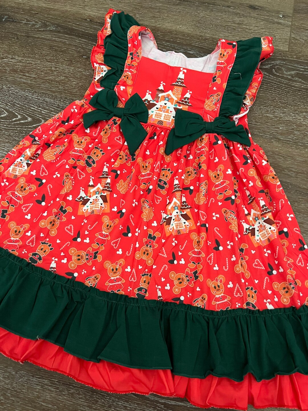 Gingerbread Friends Pinny Dress - Etsy