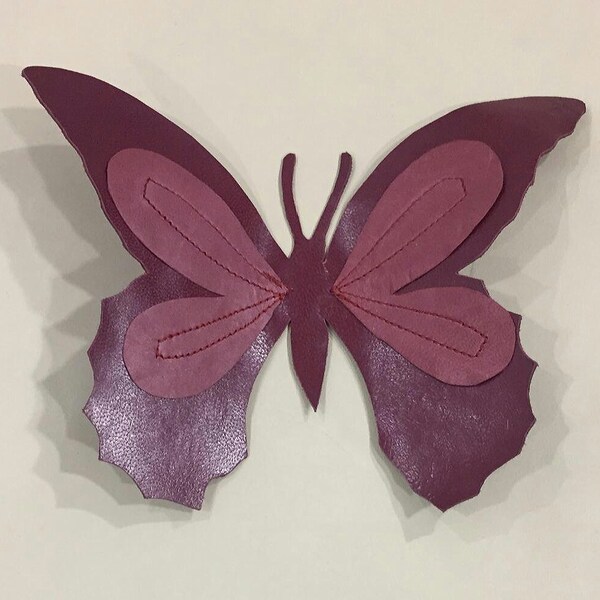 Leather Butterfly - Etsy