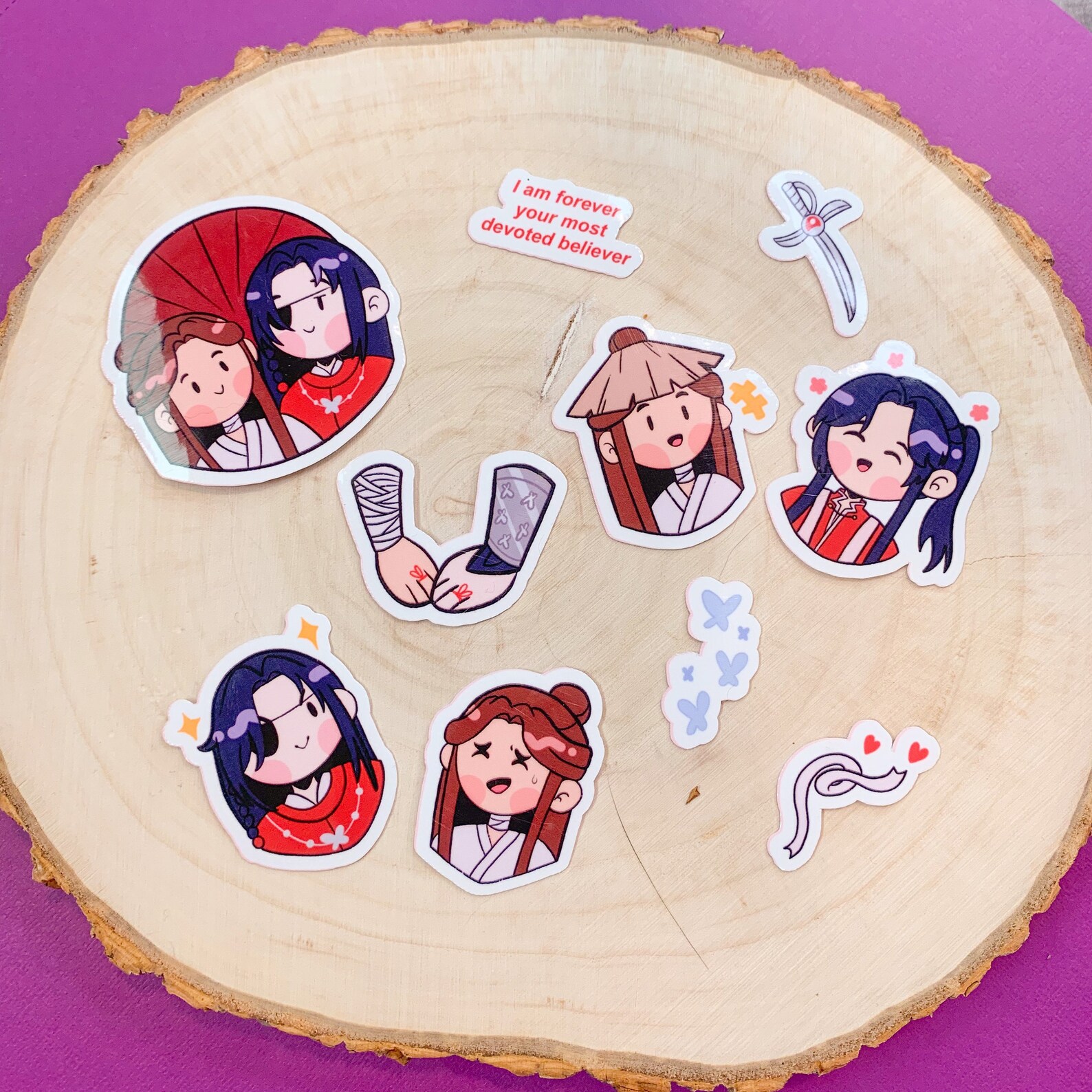 TGCF Heaven Officials Blessing Hualian Sticker Pack - Etsy