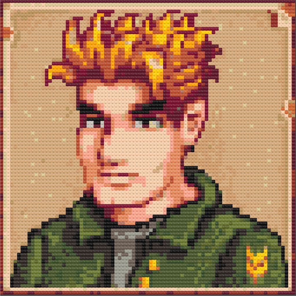 Kent - Stardew Valley Inspired Cross Stitch Pattern - Instant PDF ...