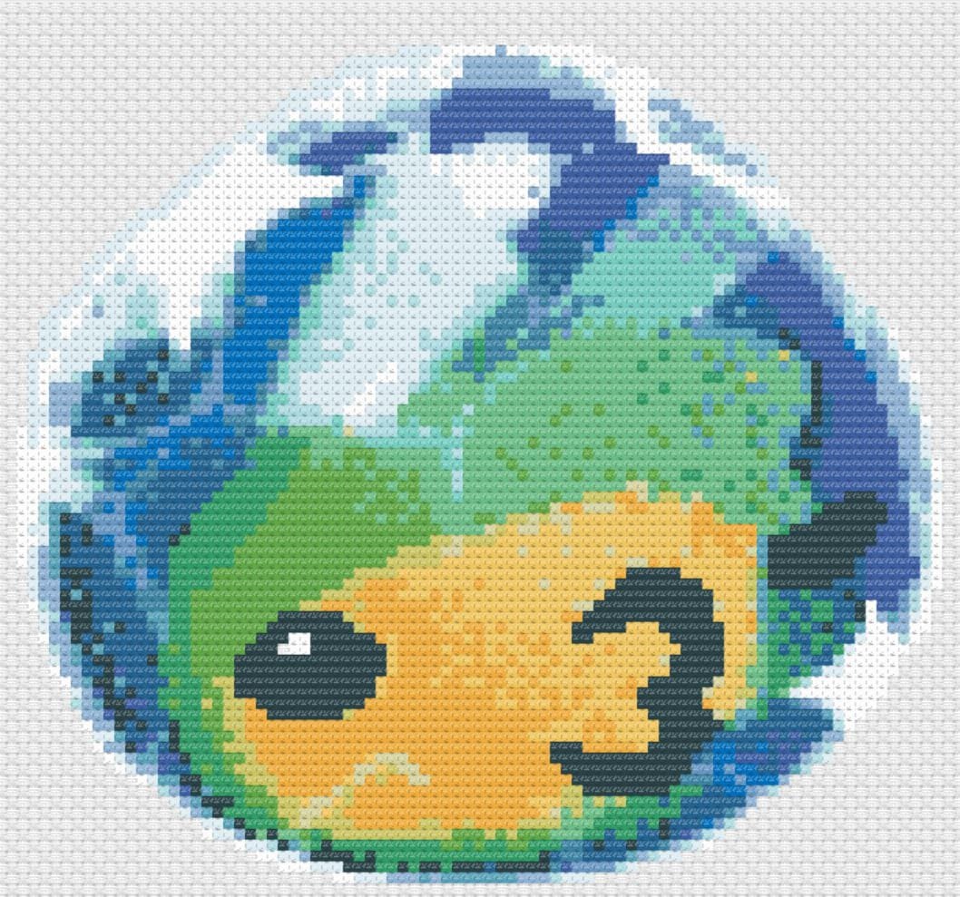 Mosaic Slime - Slime Rancher Inspired Cross Stitch Pattern - Instant ...