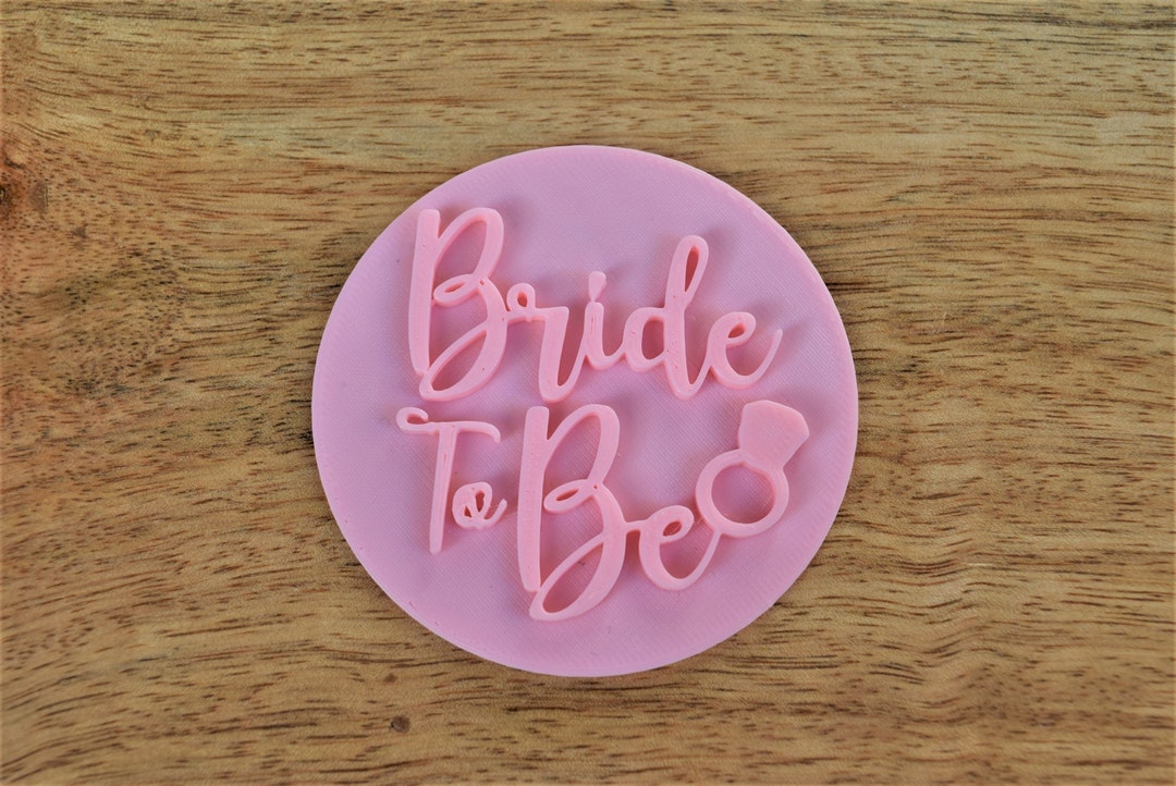 Bride to Be Embosser Stamp Icing Cupcake Topper Embosser Hen Party ...