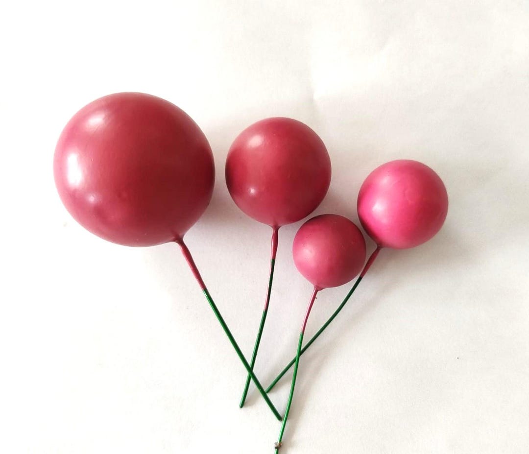 Mini Balls Cake Topper Birthday Cake Decoration Wedding Cake Decor - Etsy