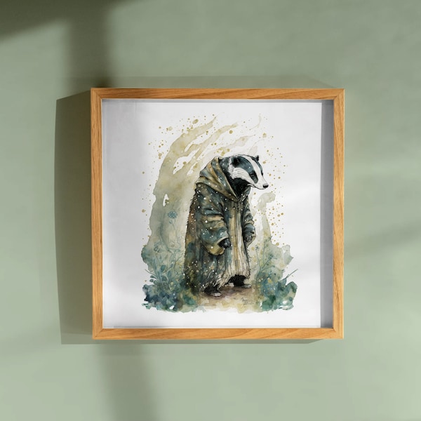 Badger Art - Etsy