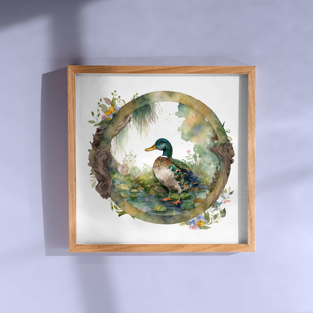 Mallard Duck Poster Print - Bird Wildlife Wall Art - Wild Duck ...